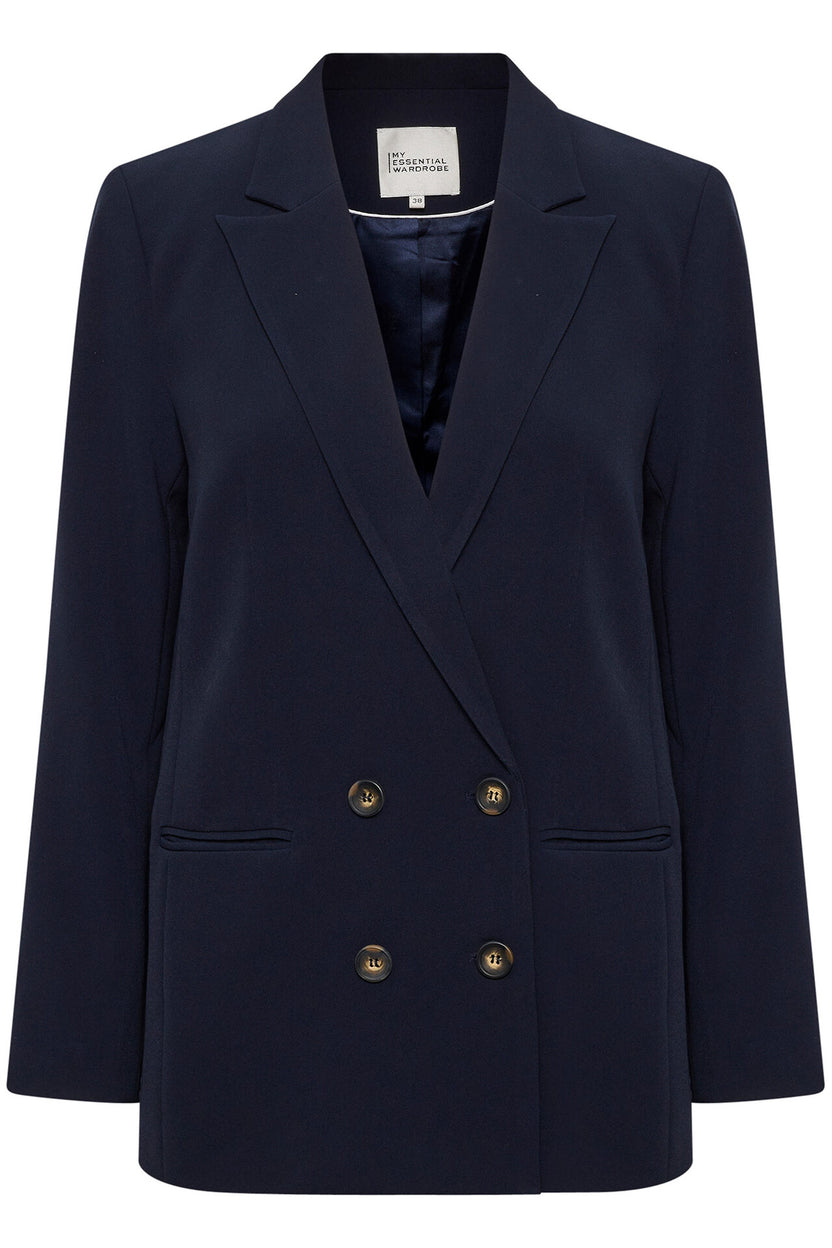 27 THE TAILORED BLAZER Baritone Blue – BUSTEDWOMAN
