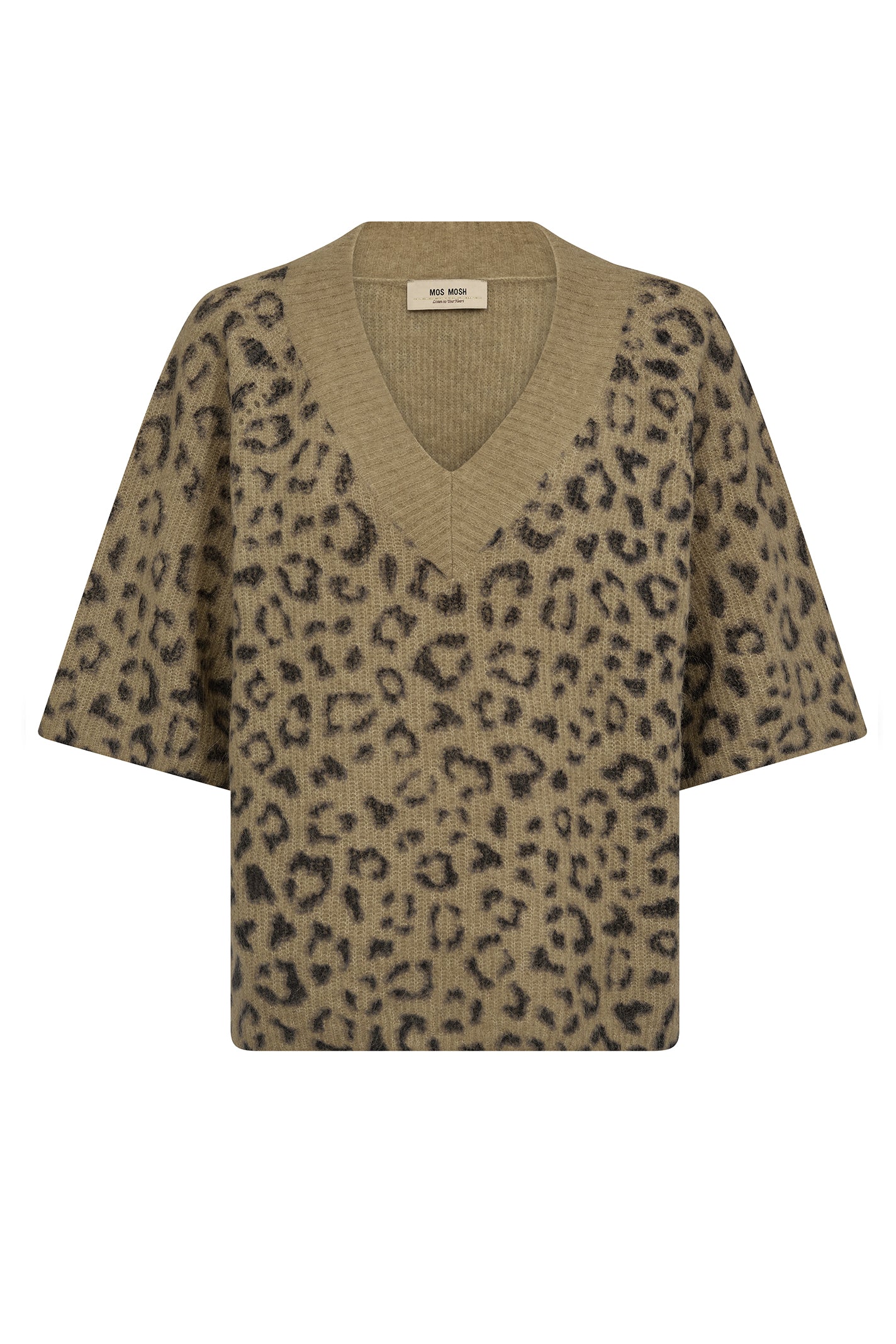 MMTaci V-Neck Leo Knit True Camel – BUSTEDWOMAN
