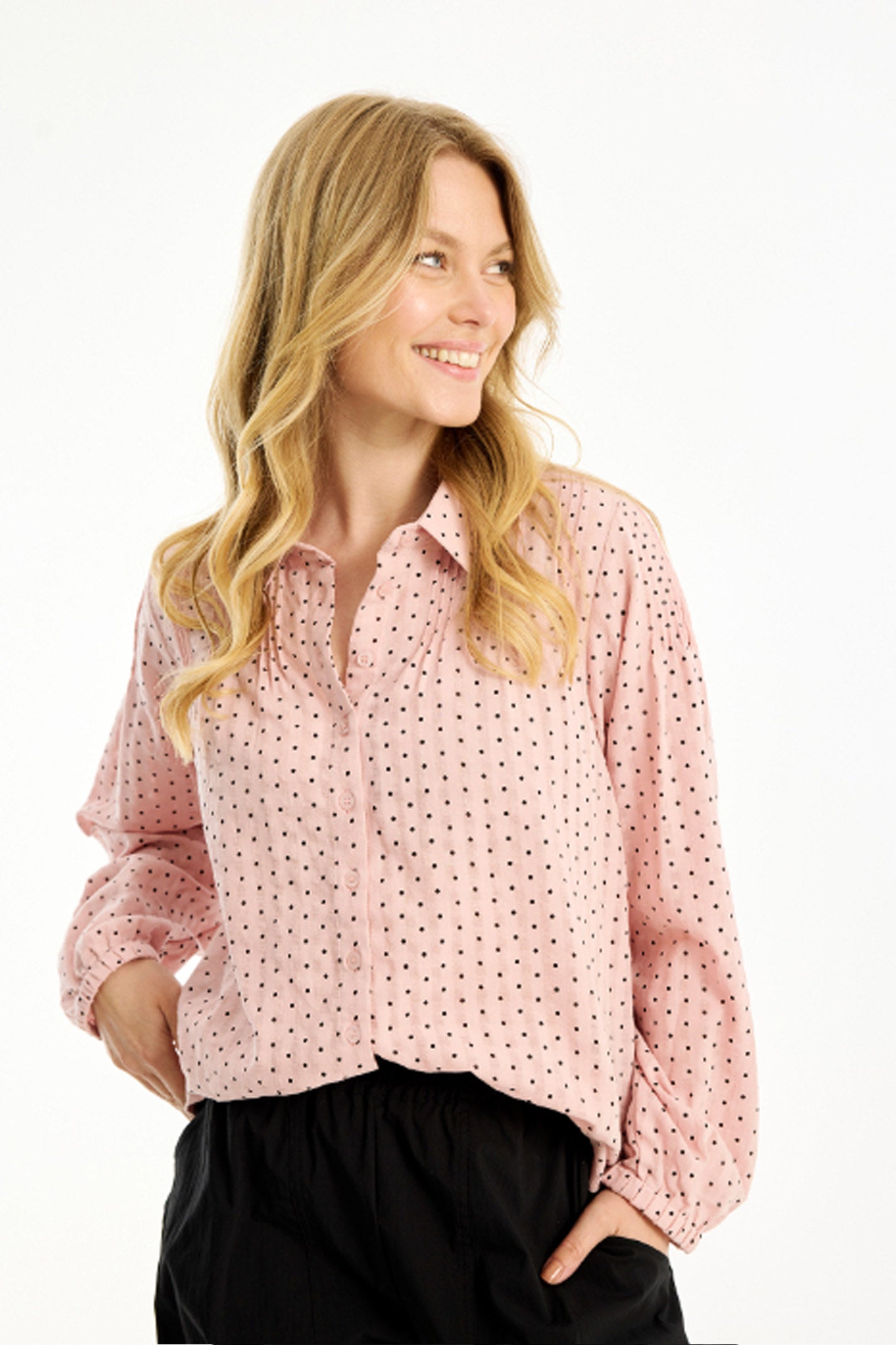 Fleur shirt Rose - 16749 – BUSTEDWOMAN