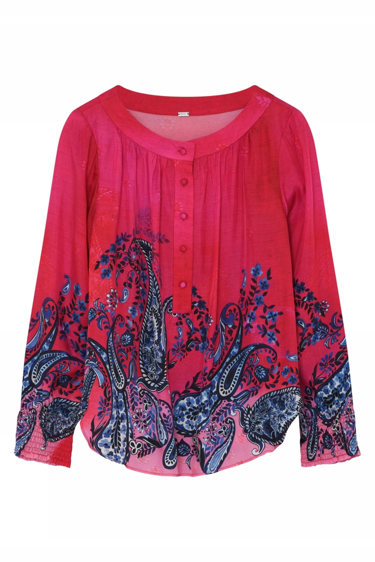 Mira, blouse 86479-Claret Red - 60618/7355 – BUSTEDWOMAN