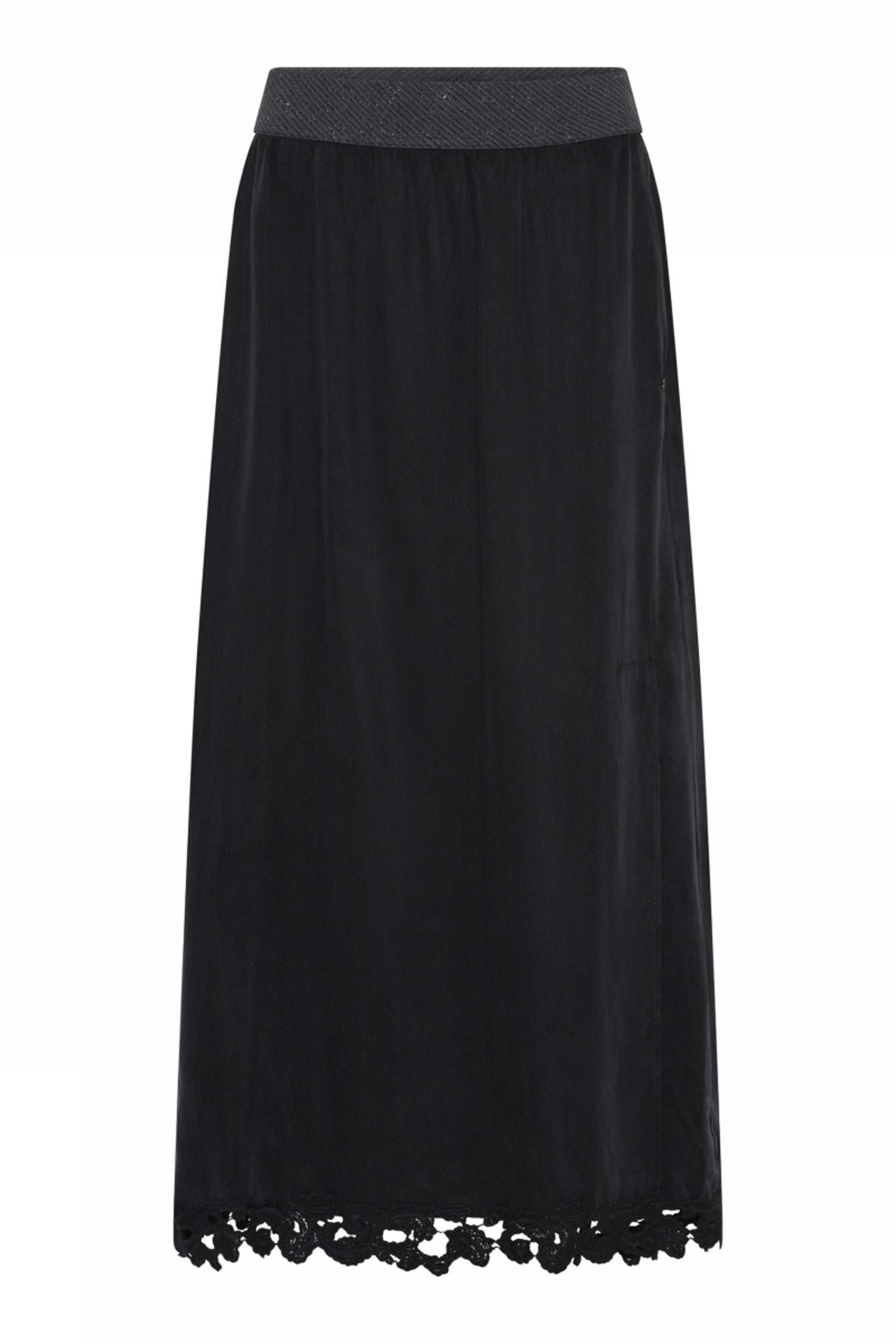 Winna, long skirt 1990-Dull Black - 58557/7452 – BUSTEDWOMAN